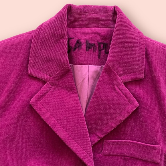 Jackets & Coats | Purple Corduroy Sample Blazer | Poshmark